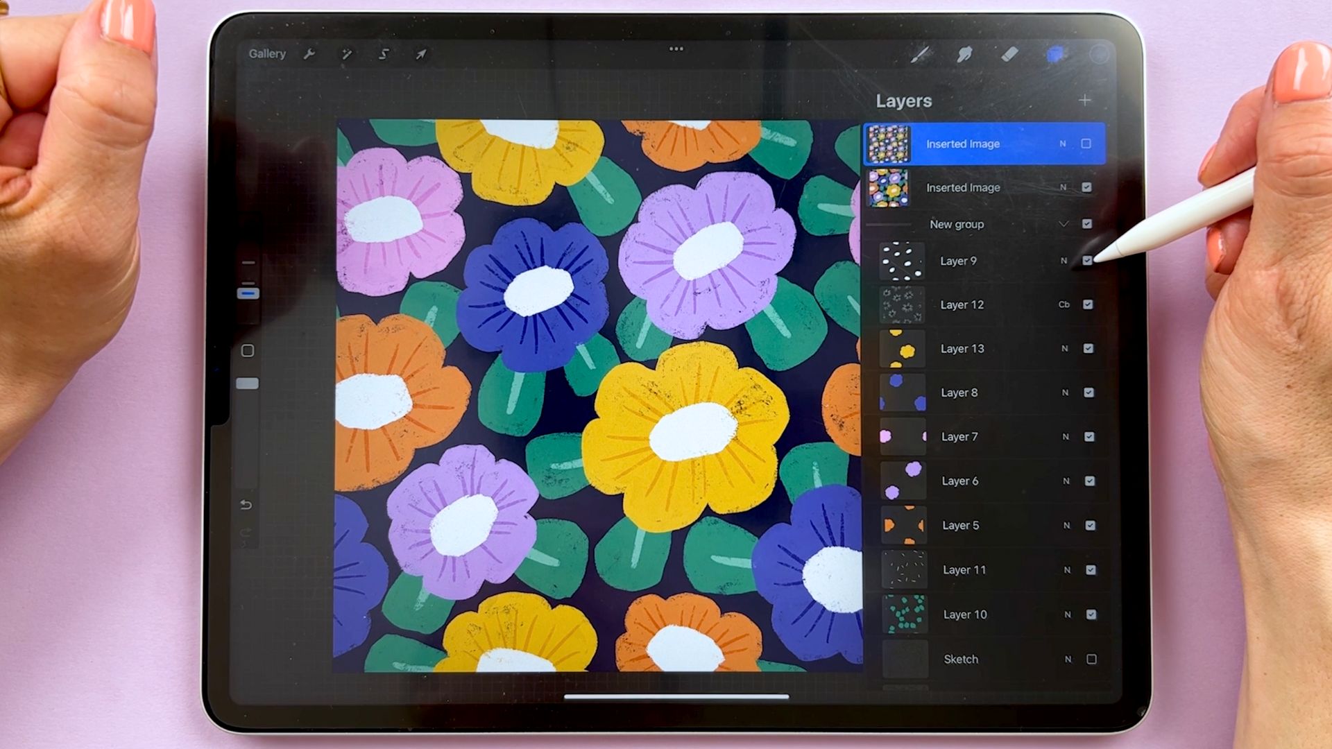 Vectorize Procreate Patterns in Adobe Illustrator